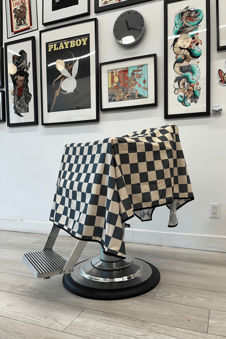 Check Barber Cape | High Top Capes – High Top Capes Inc.