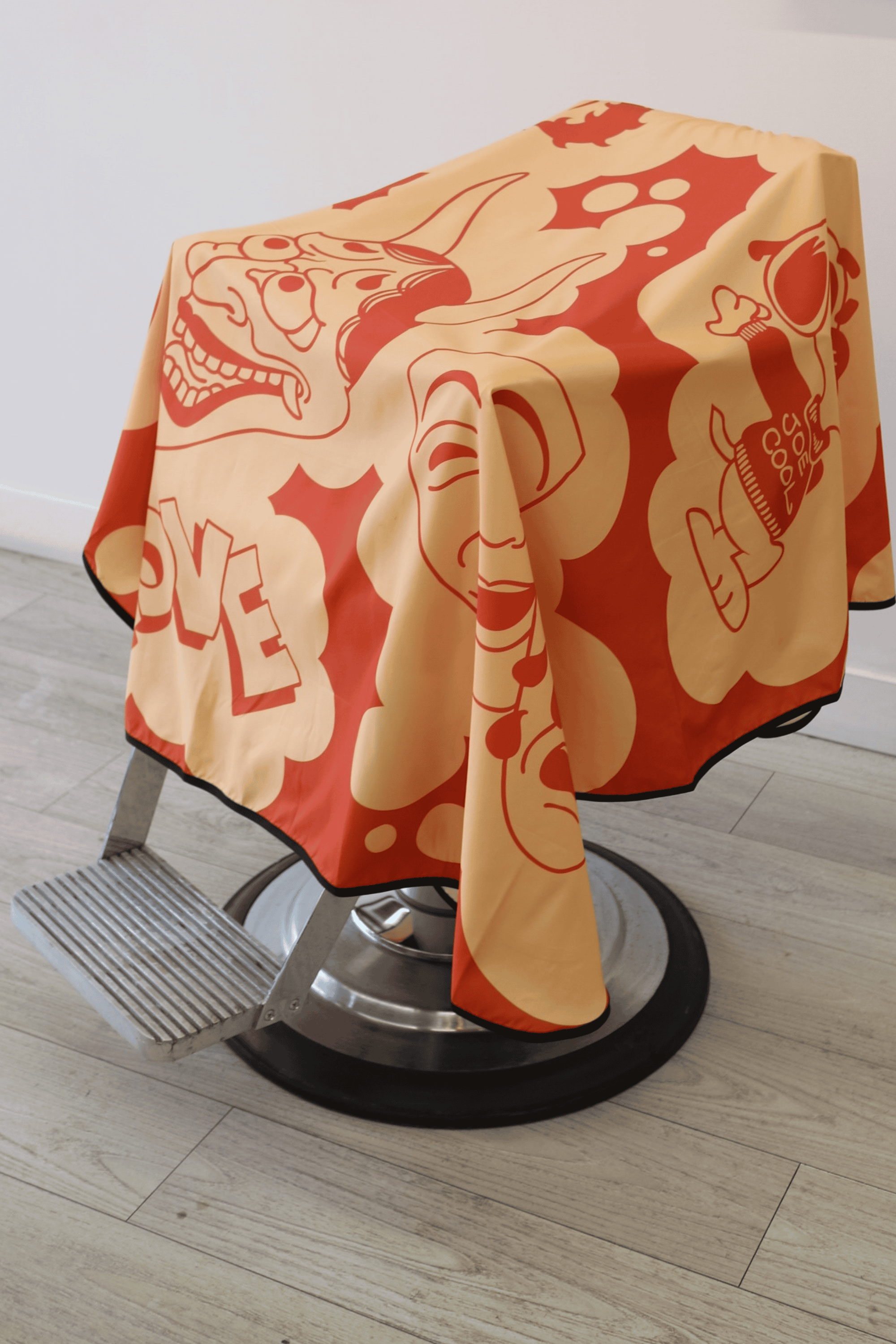 Tattoo Flash Barber Cape | High Top Capes – High Top Capes Inc.